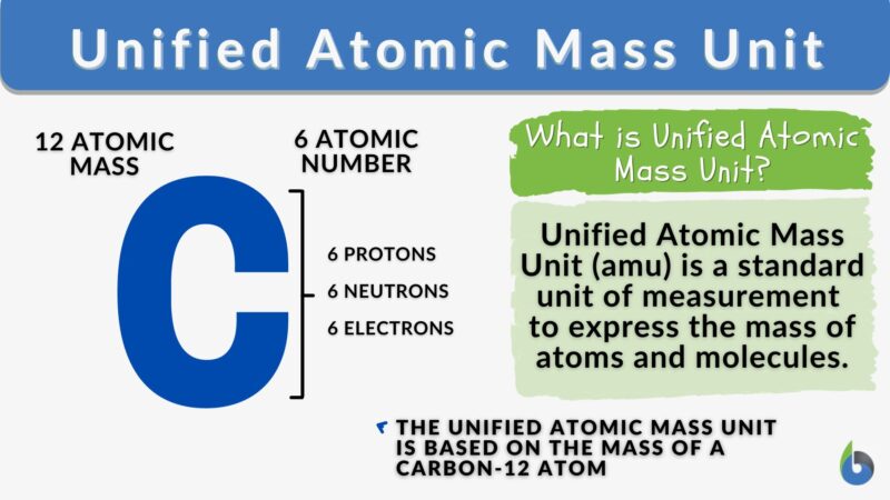 Unified atomic mass unit - Definition and Examples - Biology Online ...