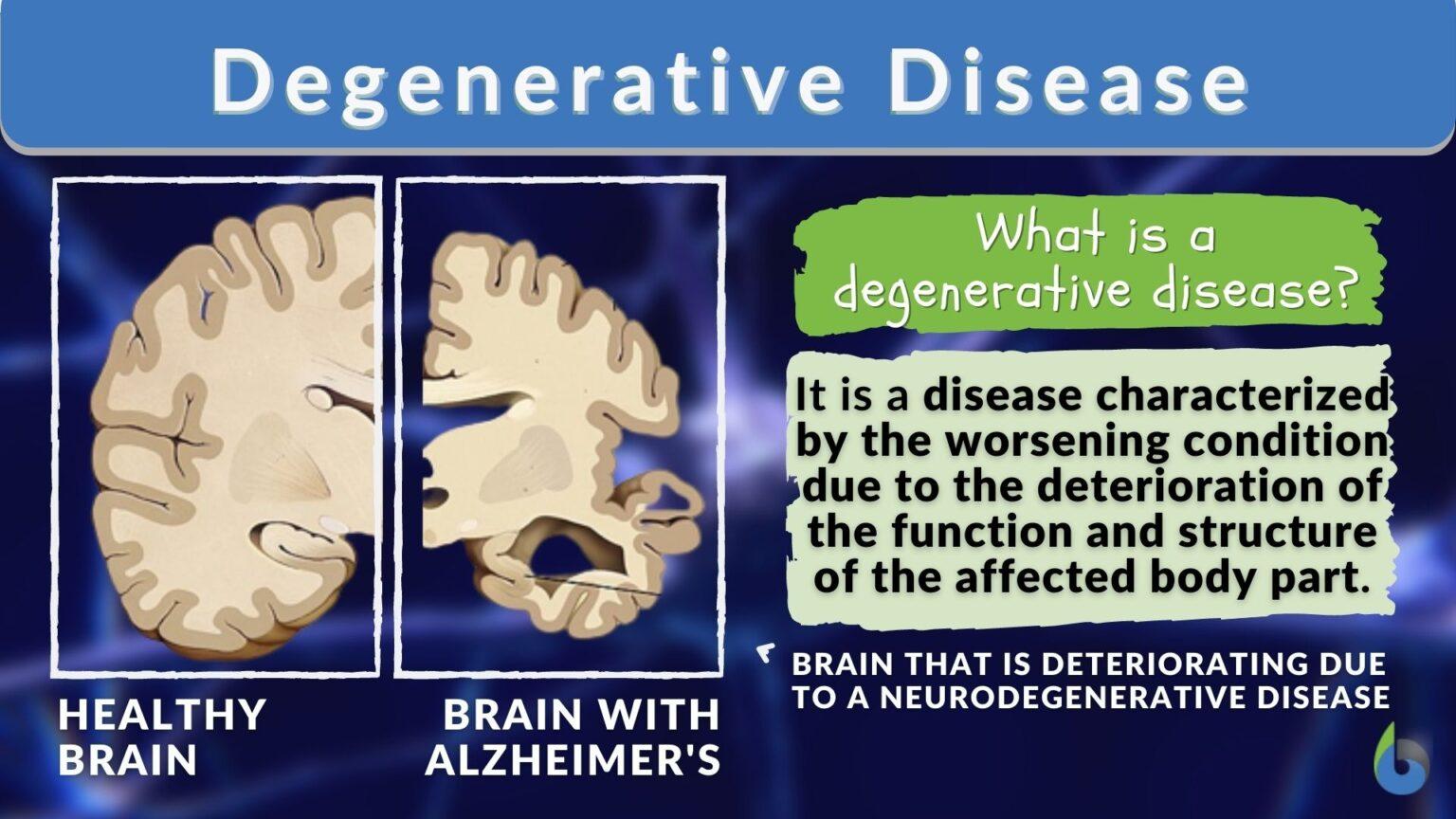 Degenerative disease Definition and Examples - Biology Online Dictionary